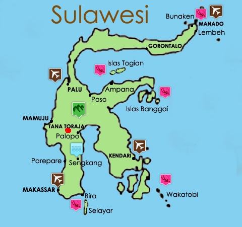 About Sulawesi - BudiTrek - Jungle and Toraja Trekking on Sulawesi